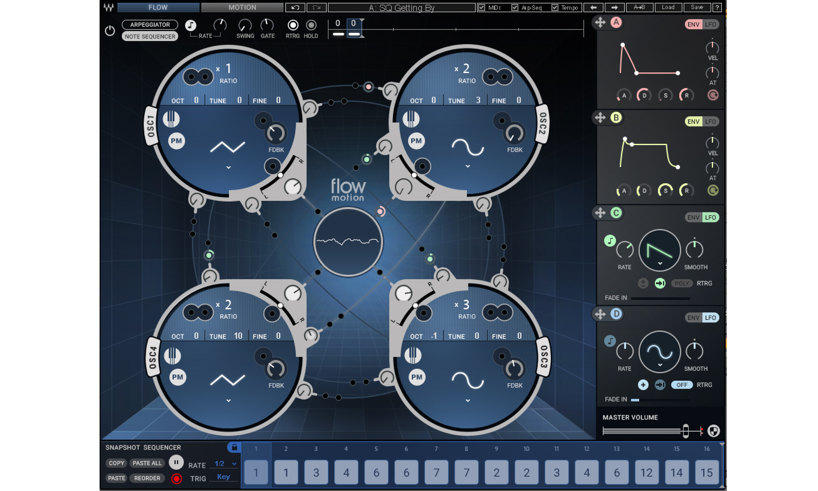 Waves hat einen neuen Synth im Angebot: Flow Motion FM Synth - Bonedo