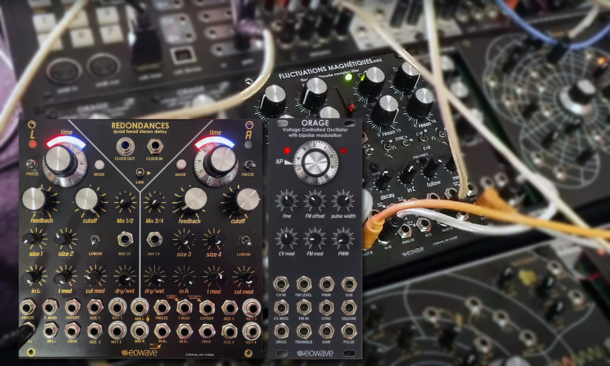 Superbooth 2021: Eowave veröffentlicht Redundances, Orage Mk2 und Fluctuations Magnétiques Mk2 ...