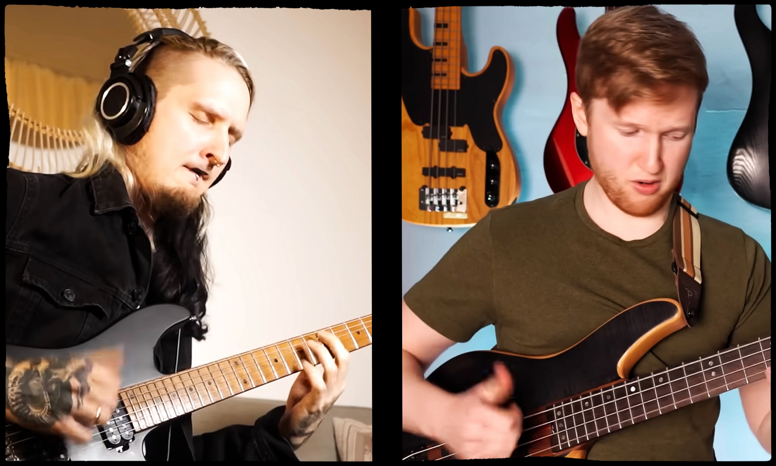 Bernth & Charles Berthoud: Slap BASS vs. Slap GUITAR - Bonedo