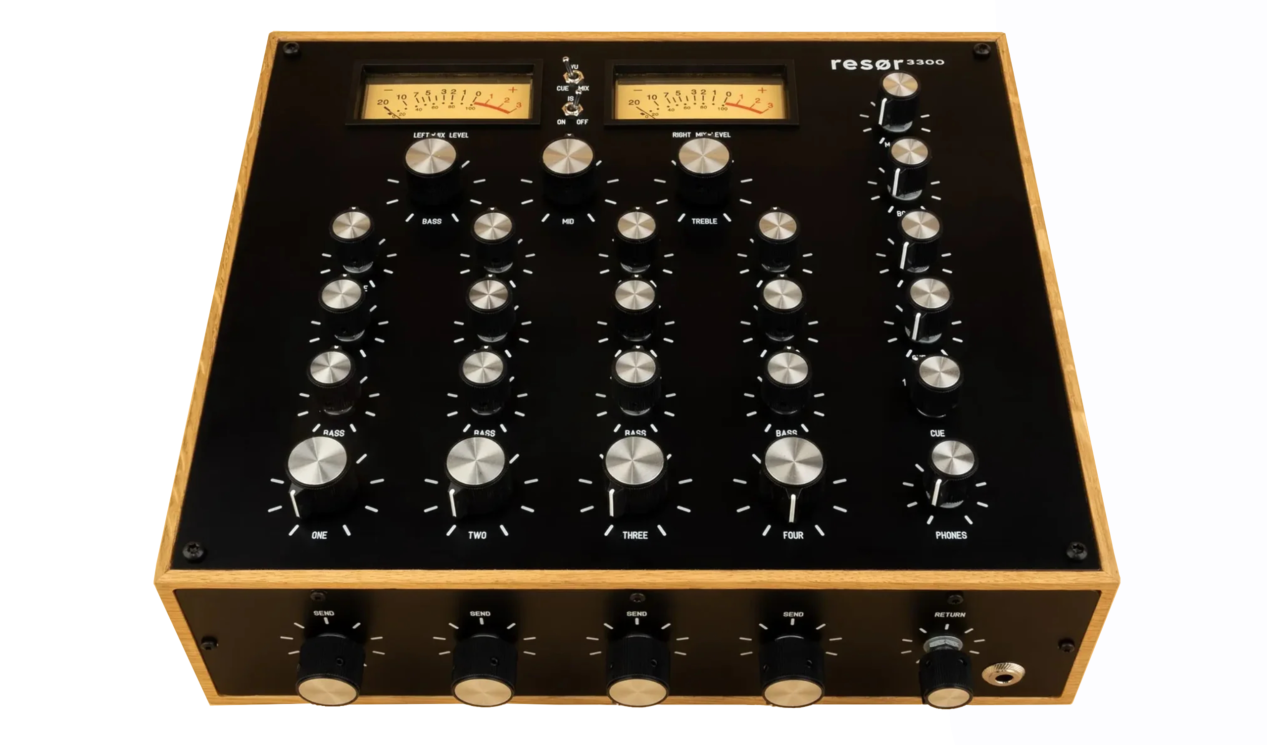 resør electronics 3300 (FX) ist ein Rotary DJ Mixer aus Berlin - Bonedo