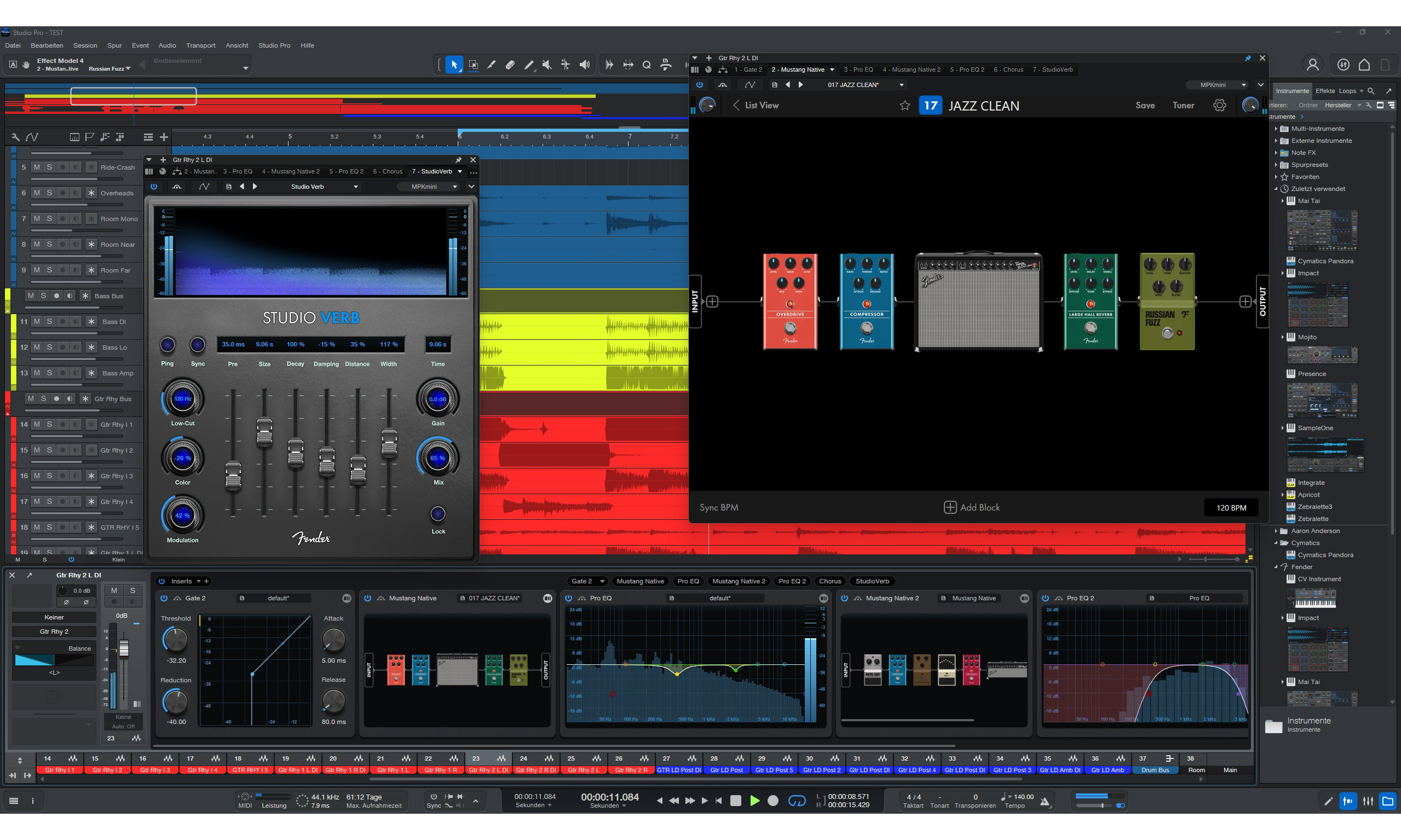 Fender Studio Pro 8 Test - Bonedo