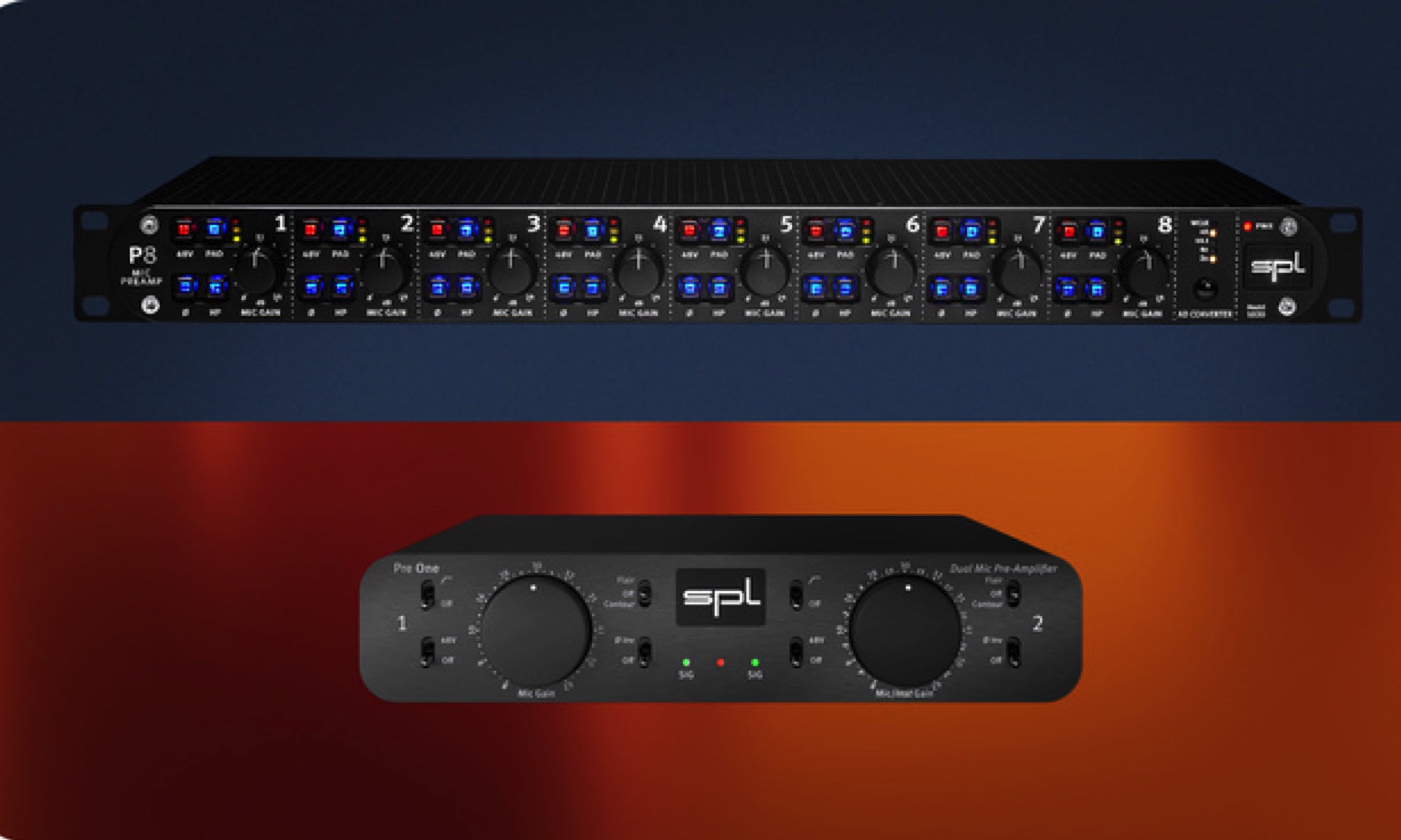 SPL P8 & Pre One Mikrofon-Preamps - Bonedo