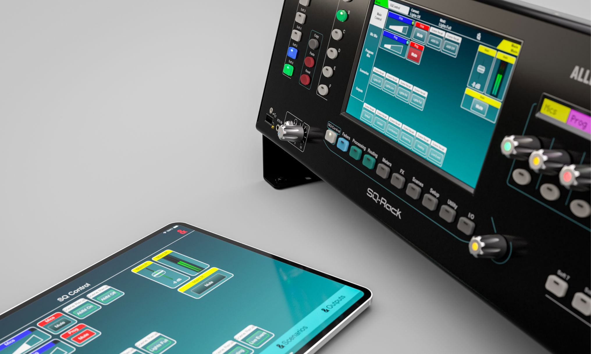 NAMM 2025: Allen&Heath SQ-Rack bringt Vollausstattung auf 4HE - Bonedo